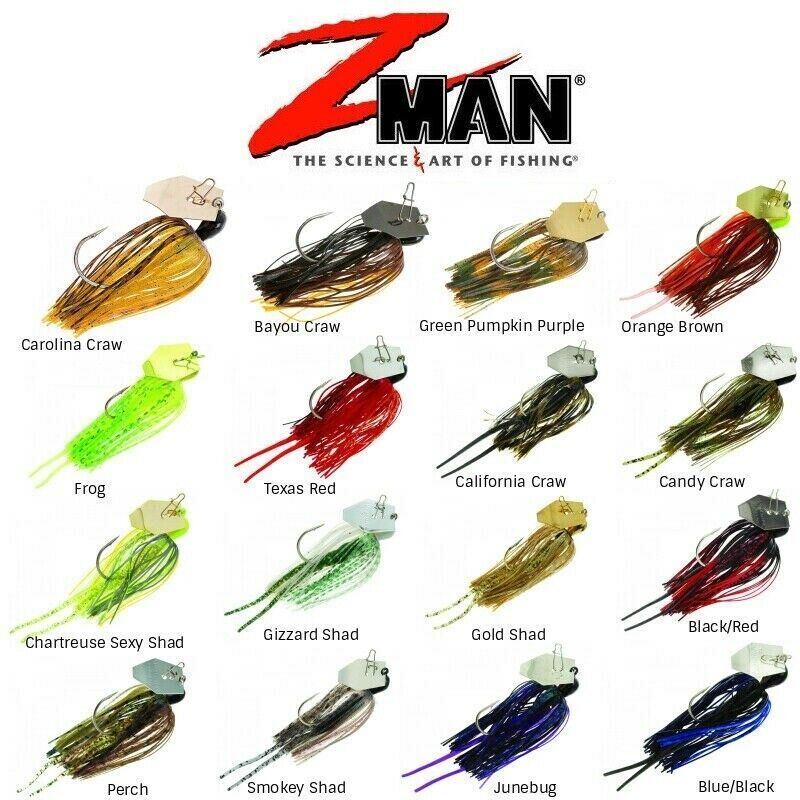 ZMan Original ChatterBait Elite 3/8oz Fishing Lures