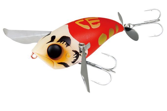 Jackall Pompadour 79mm Topwater Hard Body Fishing Lure #Fuku Daruma