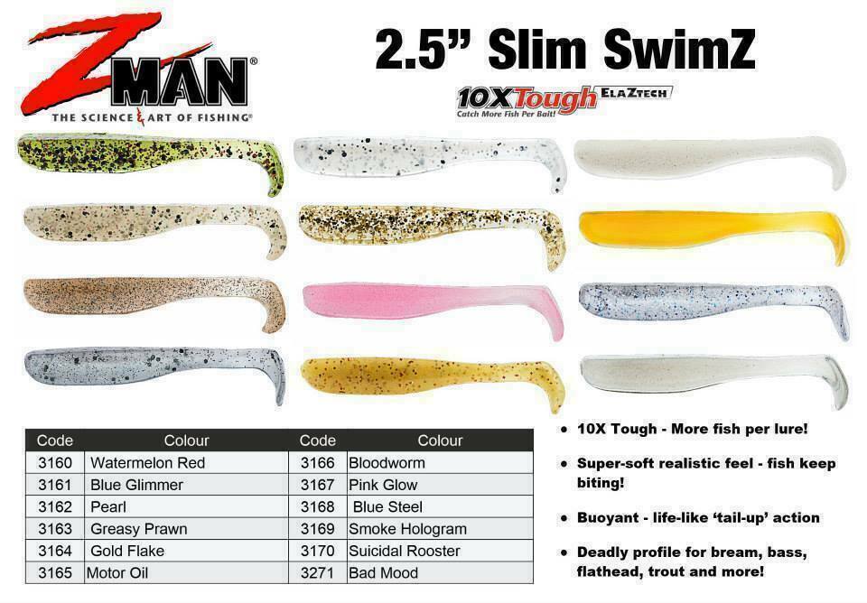 ZMan Slim SwimZ 2.5 ZMan Slim SwimZ 2.5