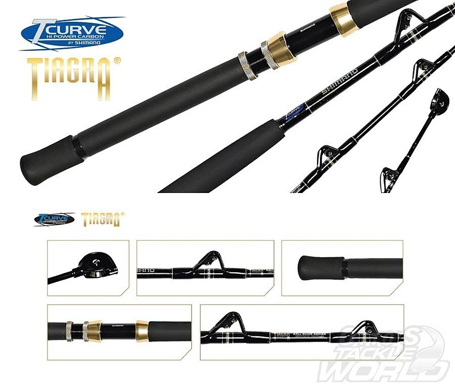 Shimano Tiagra TCurve Game Fishing Rod - Choose Model