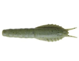 Ecogear Aqua Bream 8pcs Prawn 50 Soft Plastic Fishing Lure #AU02 Olive
