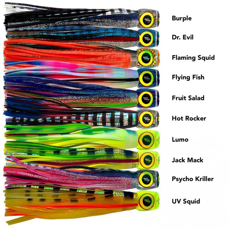 Black Magic Maggot XT 200mm Rigged Trolling Fishing Lure - Choose Colour