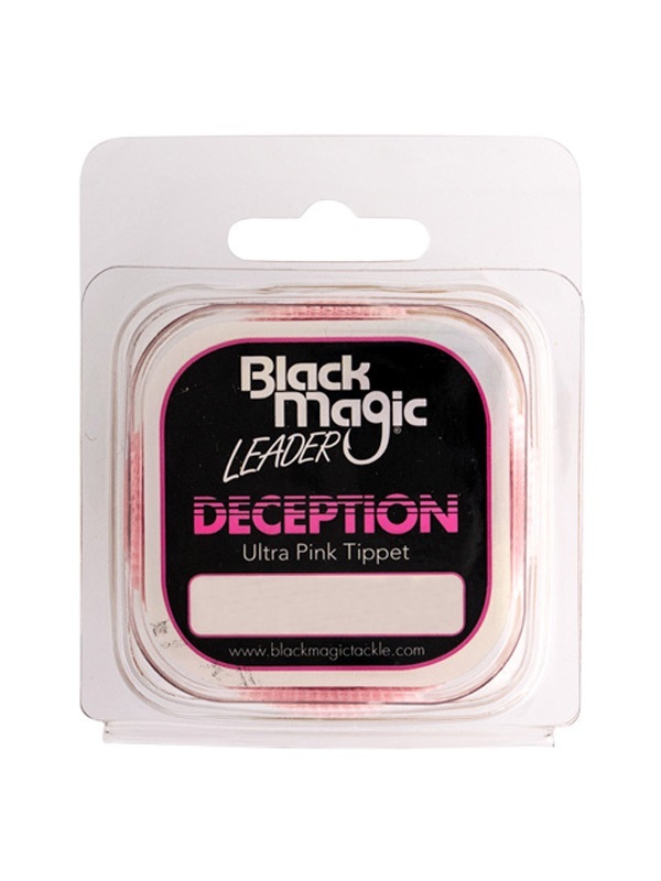 Black Magic Deception Ultra Pink Monofilament Tippet Fishing Leader ...