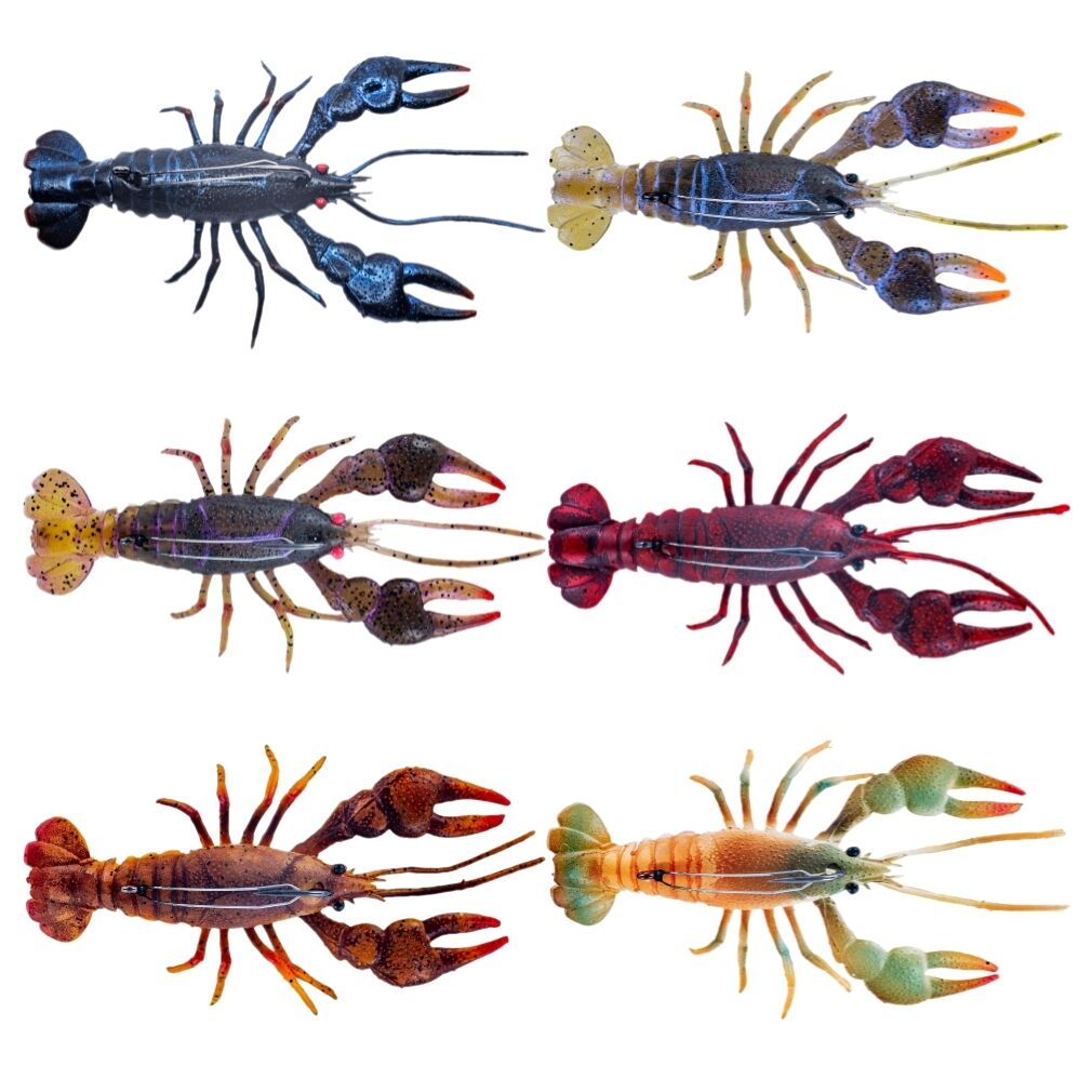 Chasebaits Mud Bug 70mm Weighted Soft Plastic Fishing Lure - Choose Colour