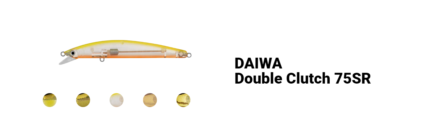 Daiwa 2023 Double Clutch 75SR 75mm Shallow Diving Hard Body Fishing ...