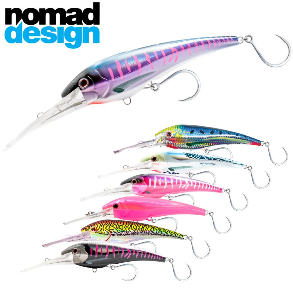 Nomad Design DTX Minnow 200mm Heavy Duty Sinking Hard Body Fishing Lure ...