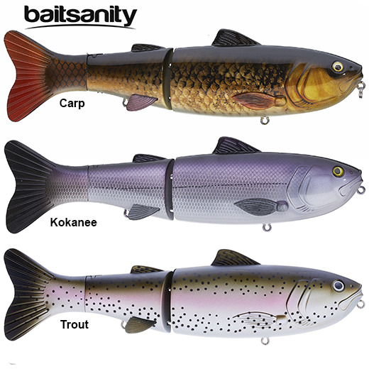 Baitsanity Explorer Gen 2 240mm Slow Sinking Glide Bait Fishing Lure - Choose Colour - BaitSanity
