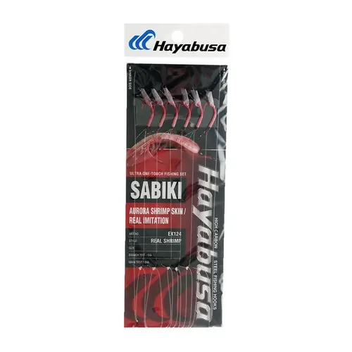 Hayabusa EX124 Real Shrimp Sabiki Fishing Rig - Choose Size