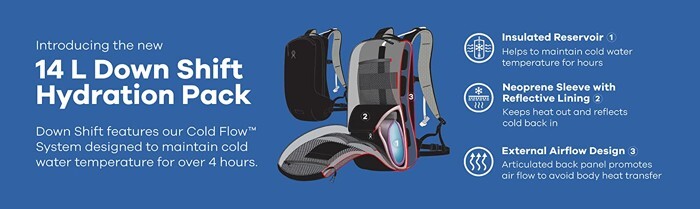 Hydro Flask Down Shift 14L Hyydration Back Pack - Choose Colour