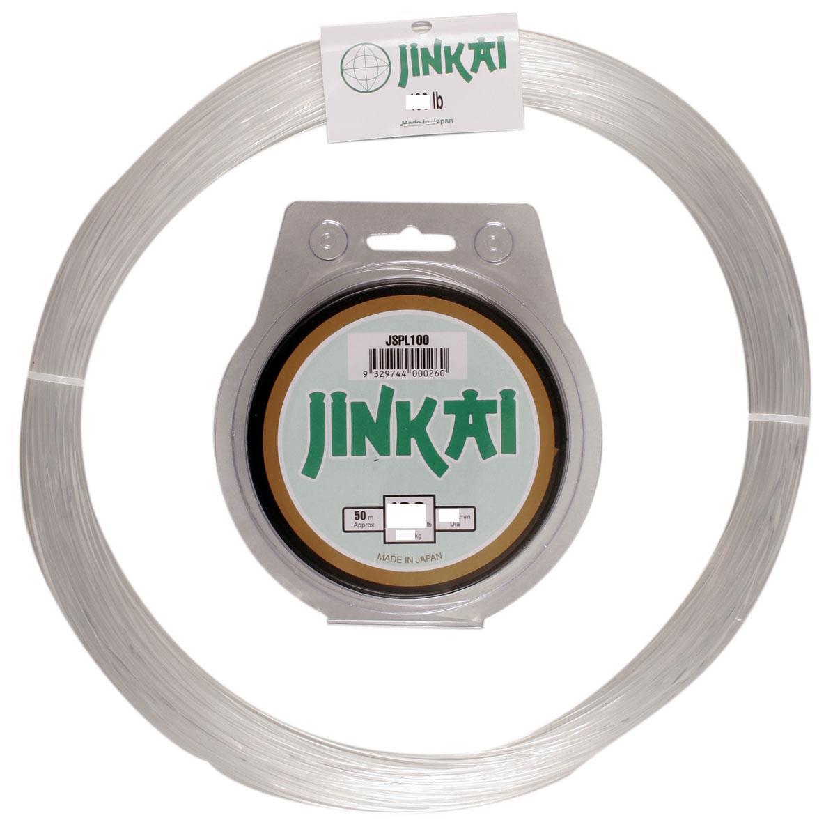 Jinkai 50m Monofilament Nylon Fishing Leader - Choose Lb