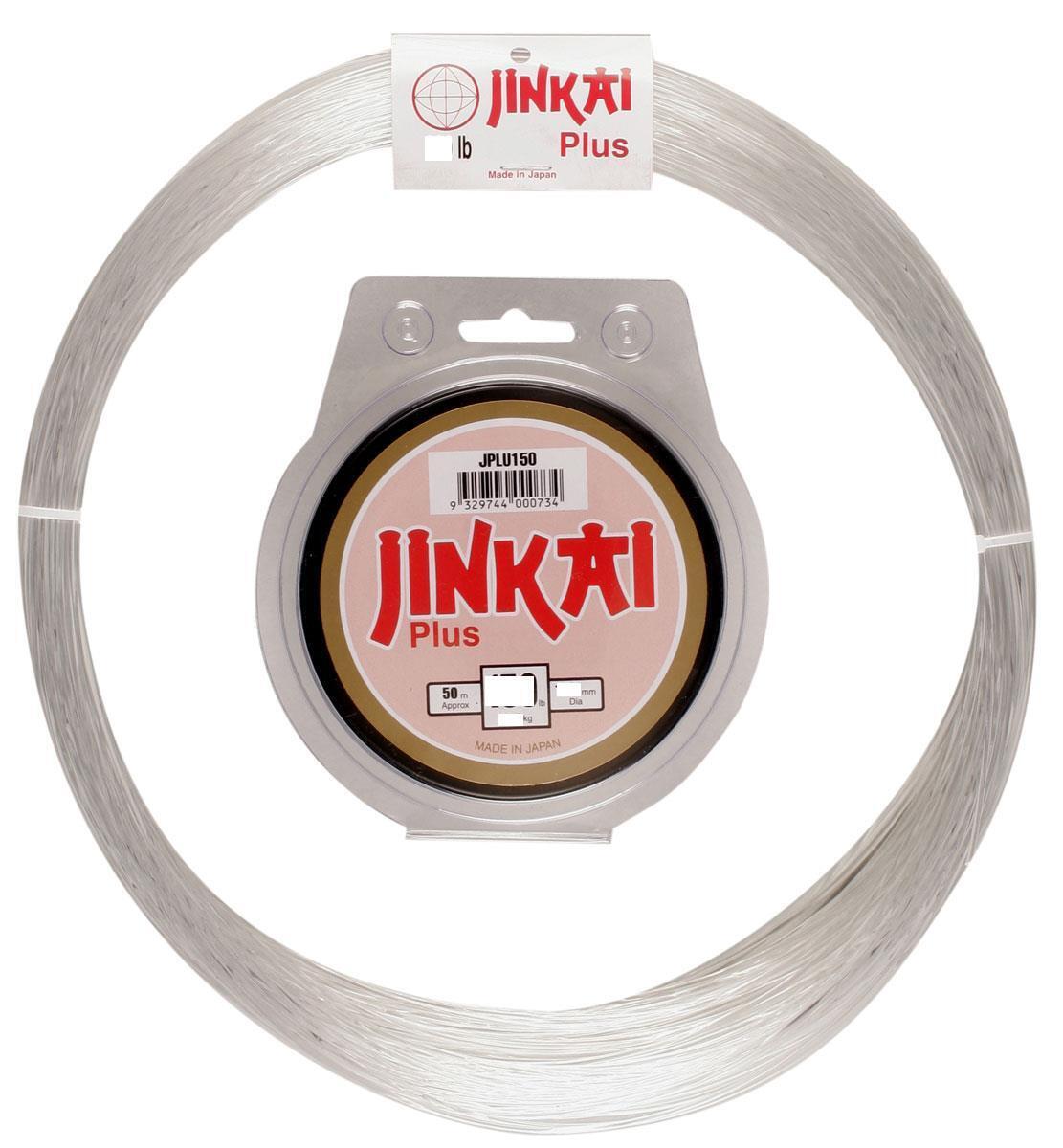 Jinkai Plus 50m Monofilament Fishing Leader - Choose Lb Tested
