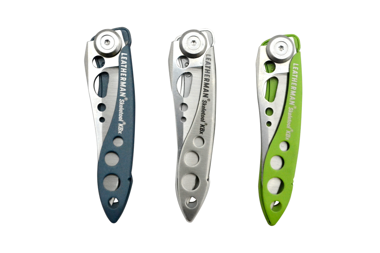 Leatherman Skeletool KBX Folding Pocket Knife Combo Blade - Choose Colour