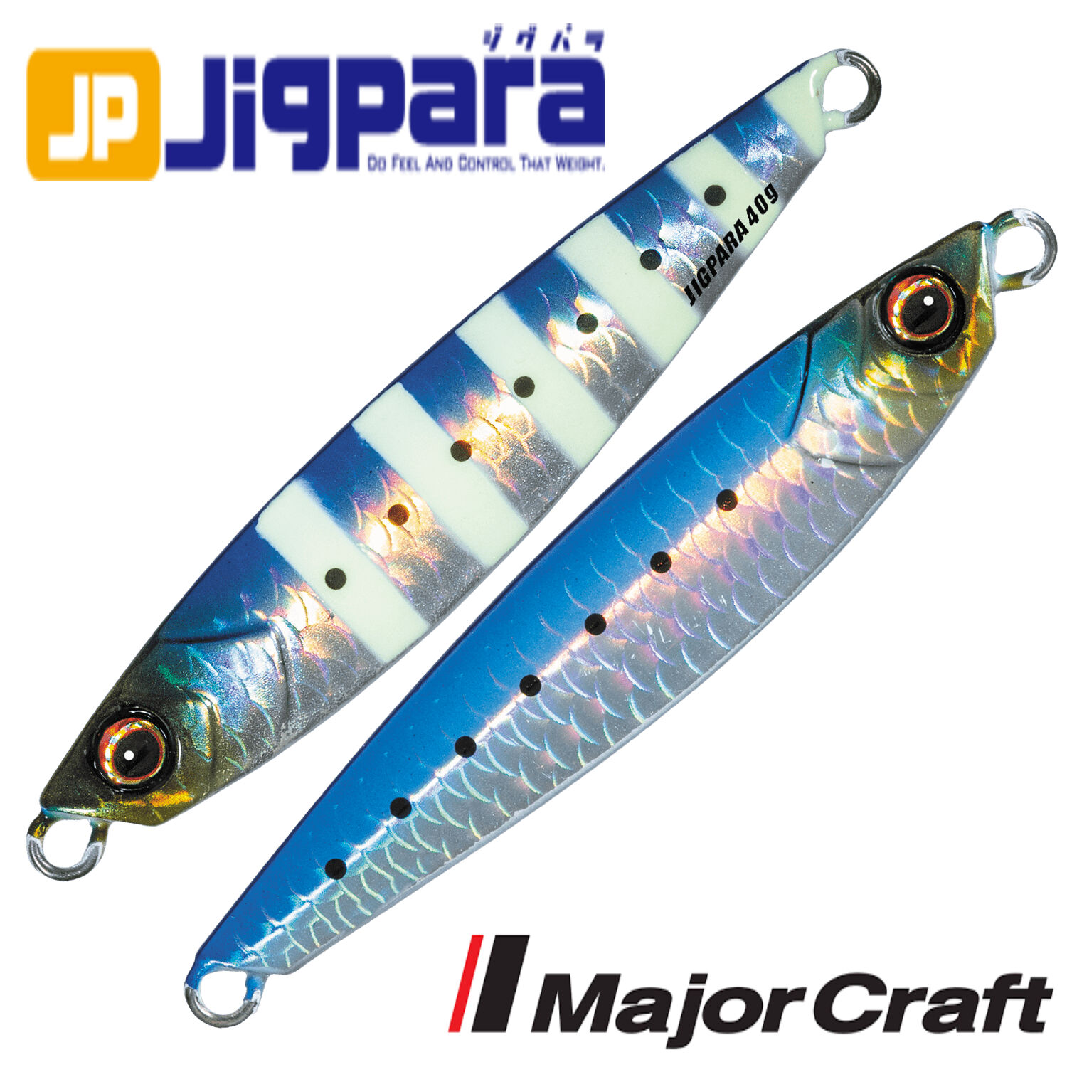 Majorcraft JigPara Short 20g Metal Fishing Jig - Choose Colour