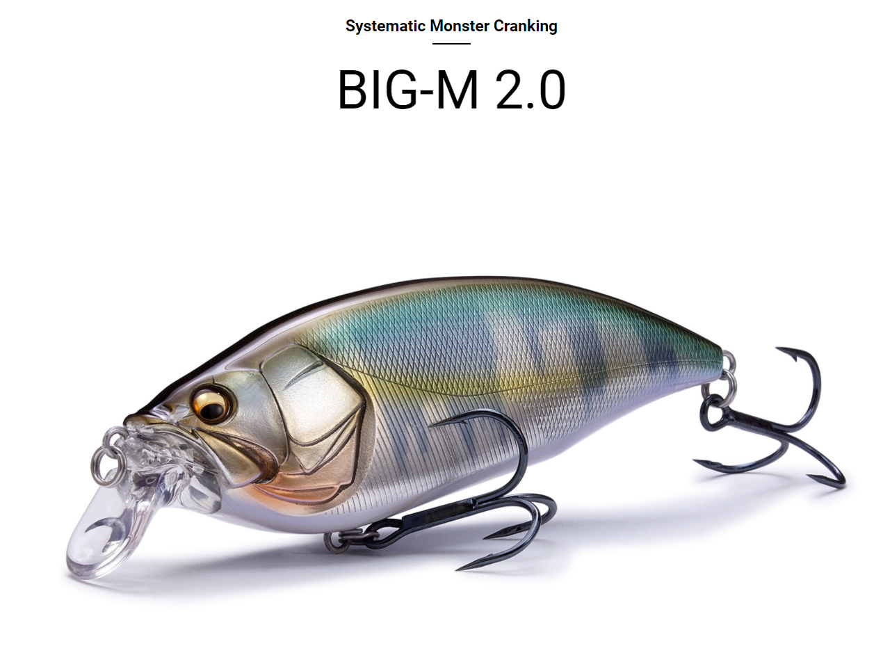 Megabass Big M 2.0 Giant Crank 126 mm Floating Lure - Choose Colour