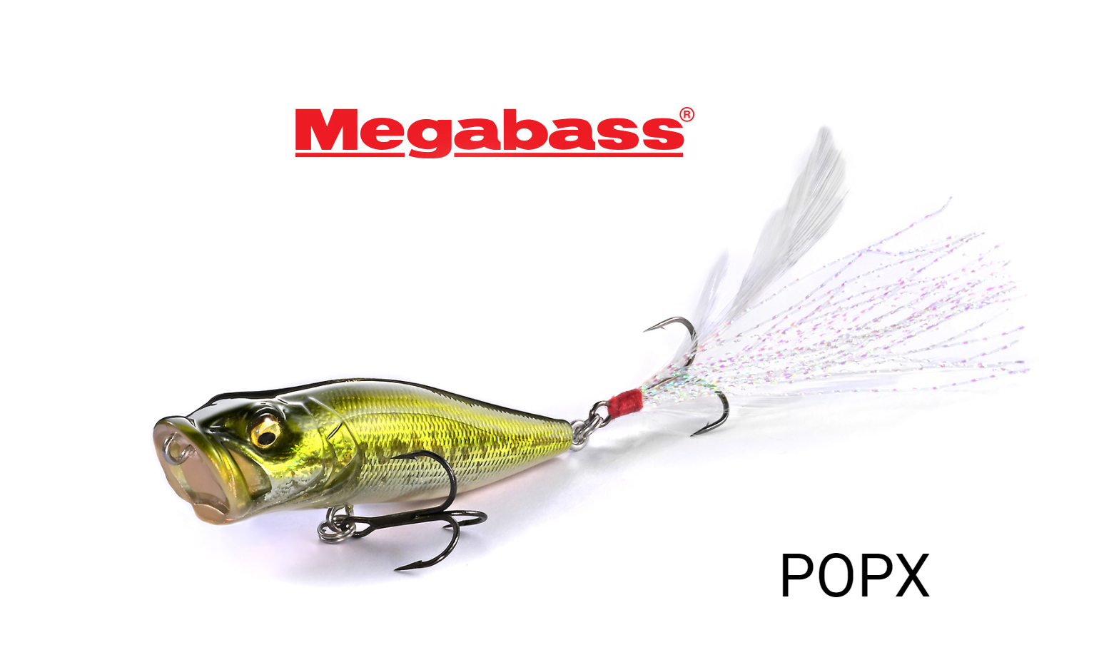 Megabass PopX Topwater Popper Fishing Lure - Choose Colour