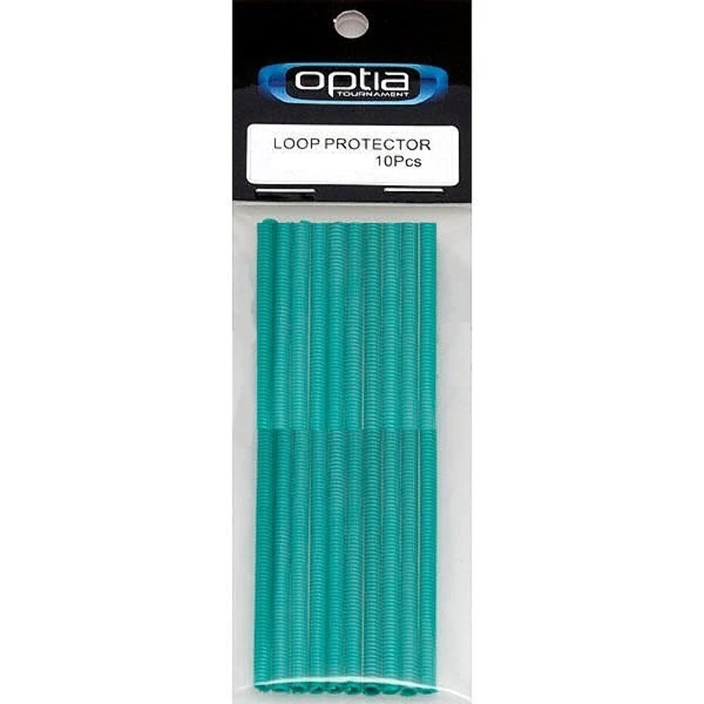 Optia Fishing Line Rigging Loop Armour Spring Protector Green - Choose Size