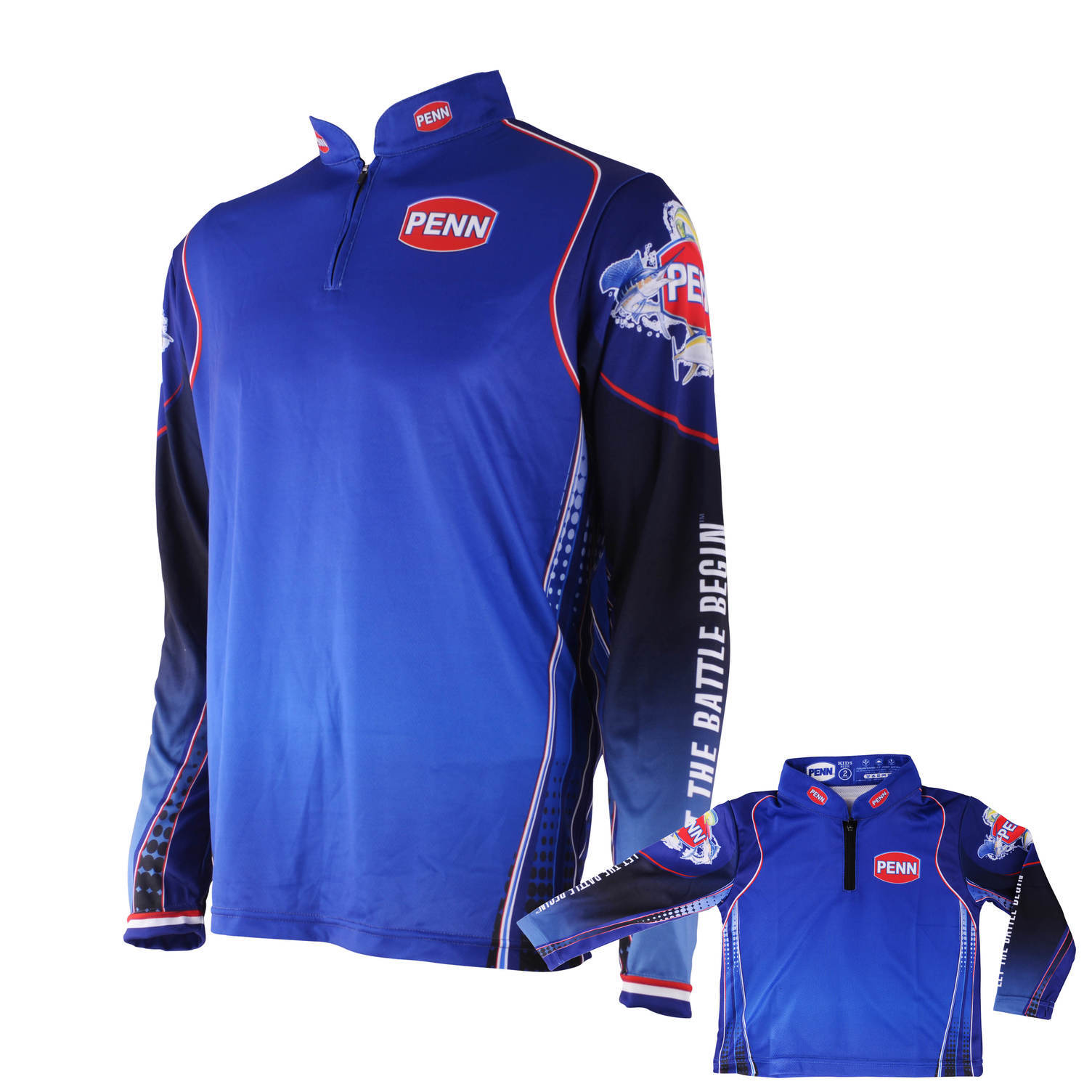 Penn Performance Tech UPF 30 Long Sleeve Fishing Shirt Jersey - Choose ...