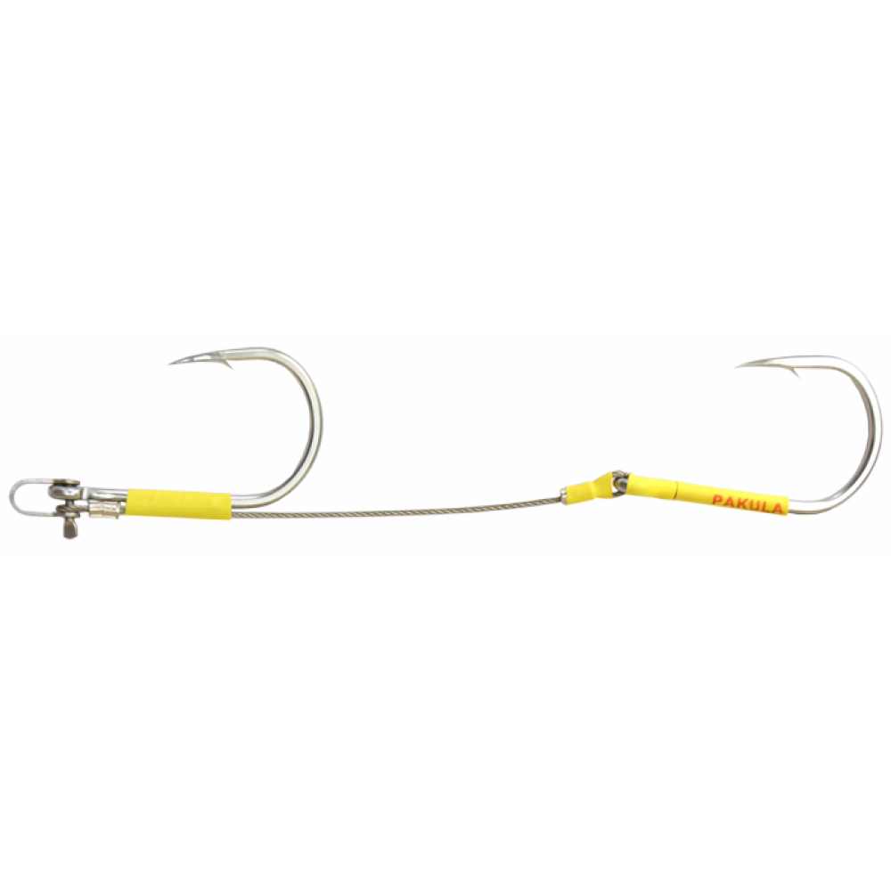 Pakula Extra Strong Shackle Double Hook Game Fishing Rig - Choose Size