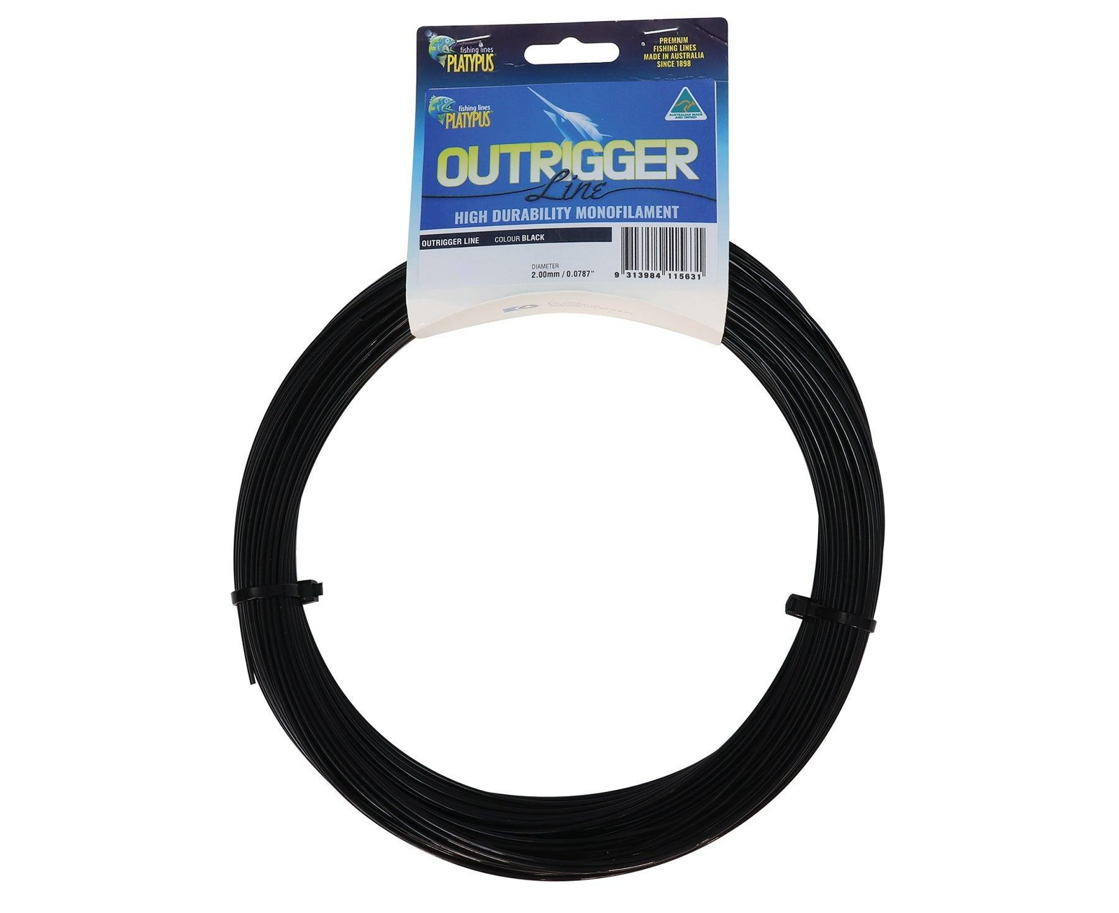 Playtypus Outrigger Black 400lb Monofilament Fishing Line - Choose ...
