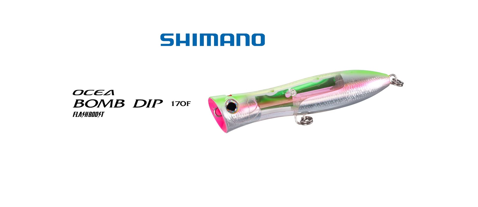Shimano Ocea Bomb Dip 170F Flash Boost Popper Hard Body Fishing Lure - Choose Colour