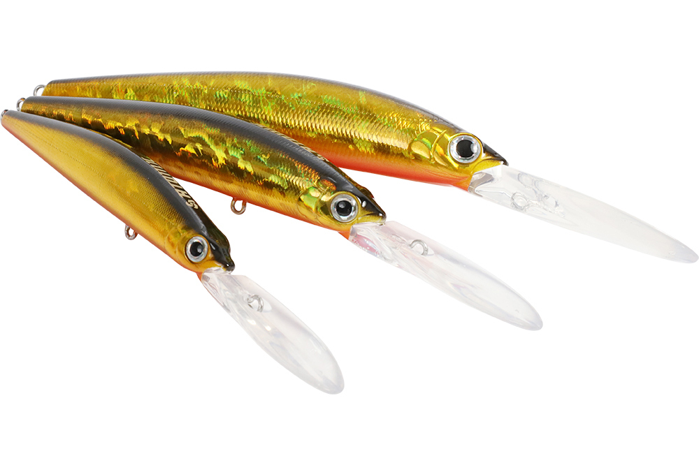 Atomic Hardz Slim Twitcher Deep 95mm 10.6g Suspending Fishing Lure ...
