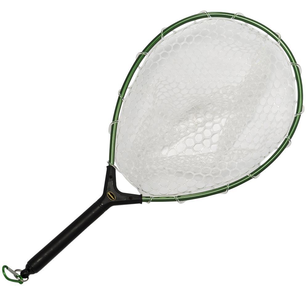 Snowbee Trout Fishing Landing Net With Magnetic Release Rubber Mesh ...