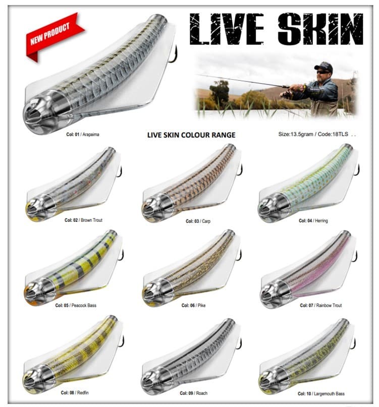 Wigston's 2022 Tasmanian Devil Live Skin 13.5g Hard Body Wing Fishing ...