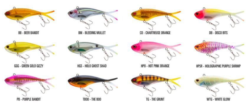 Nomad Design Vertrex Max 110m 36g Soft Vibe Fishing Lure - Choose Colour