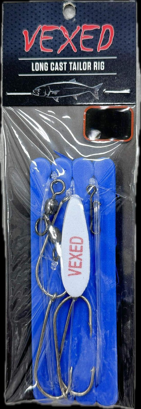 Vexed Long Cast Tailor Surf Fishing Pre Made Gang Hook Rig - Choose ...