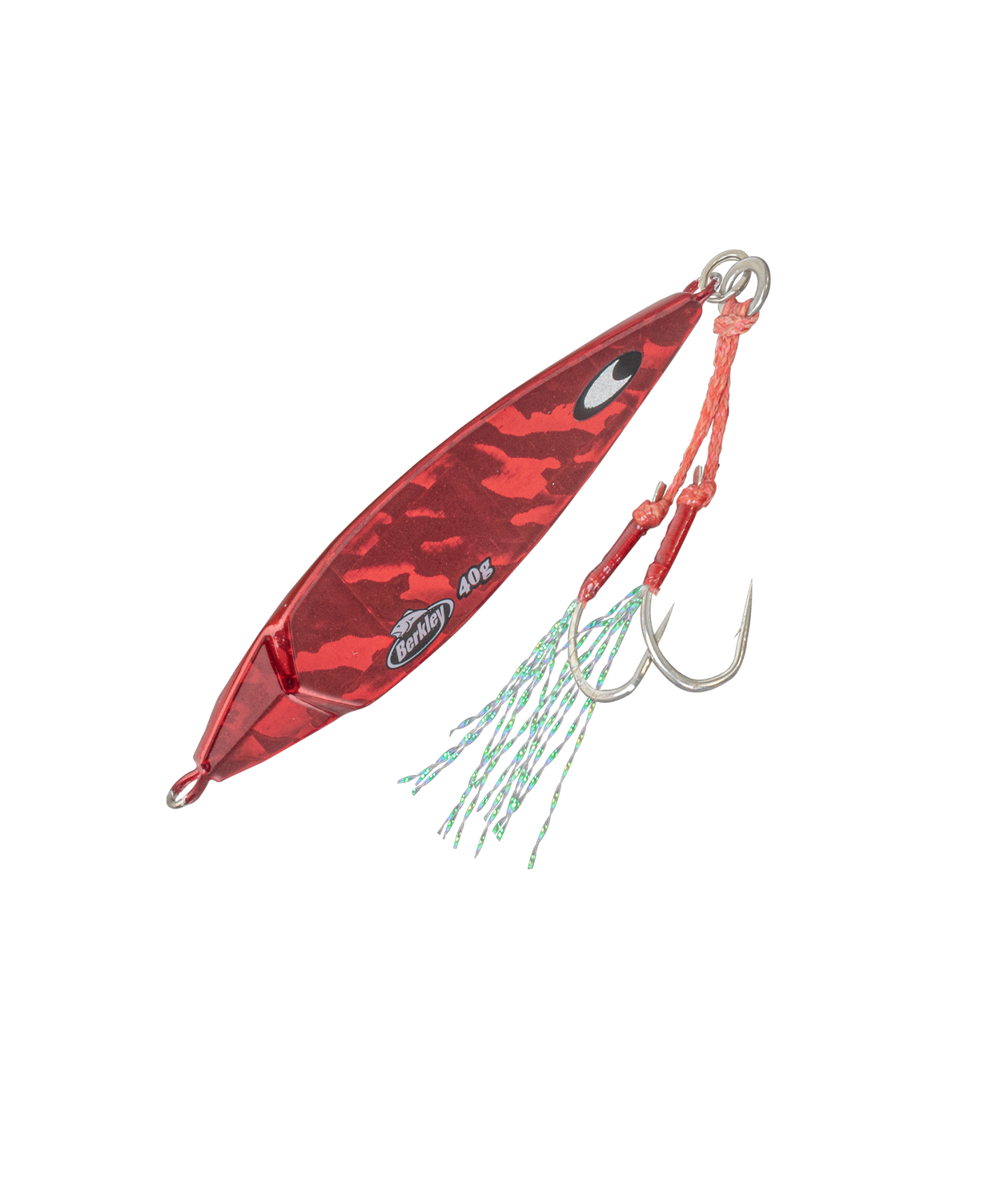 Berkley Skid Jig Fishing Lure 40g Metal Jig #Zeb-Red