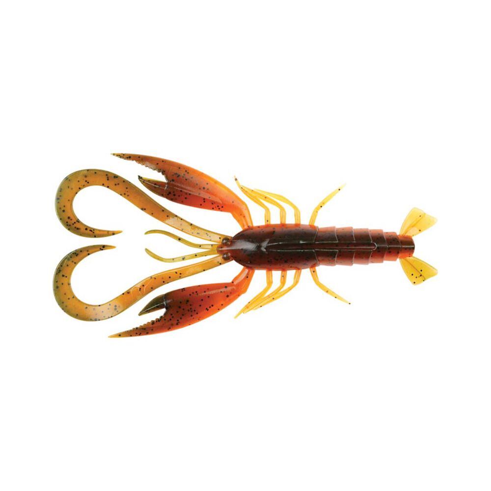 Pro Lure Live Cray 80mm Soft Plastic Fishing Lure #Pumpkin Roe