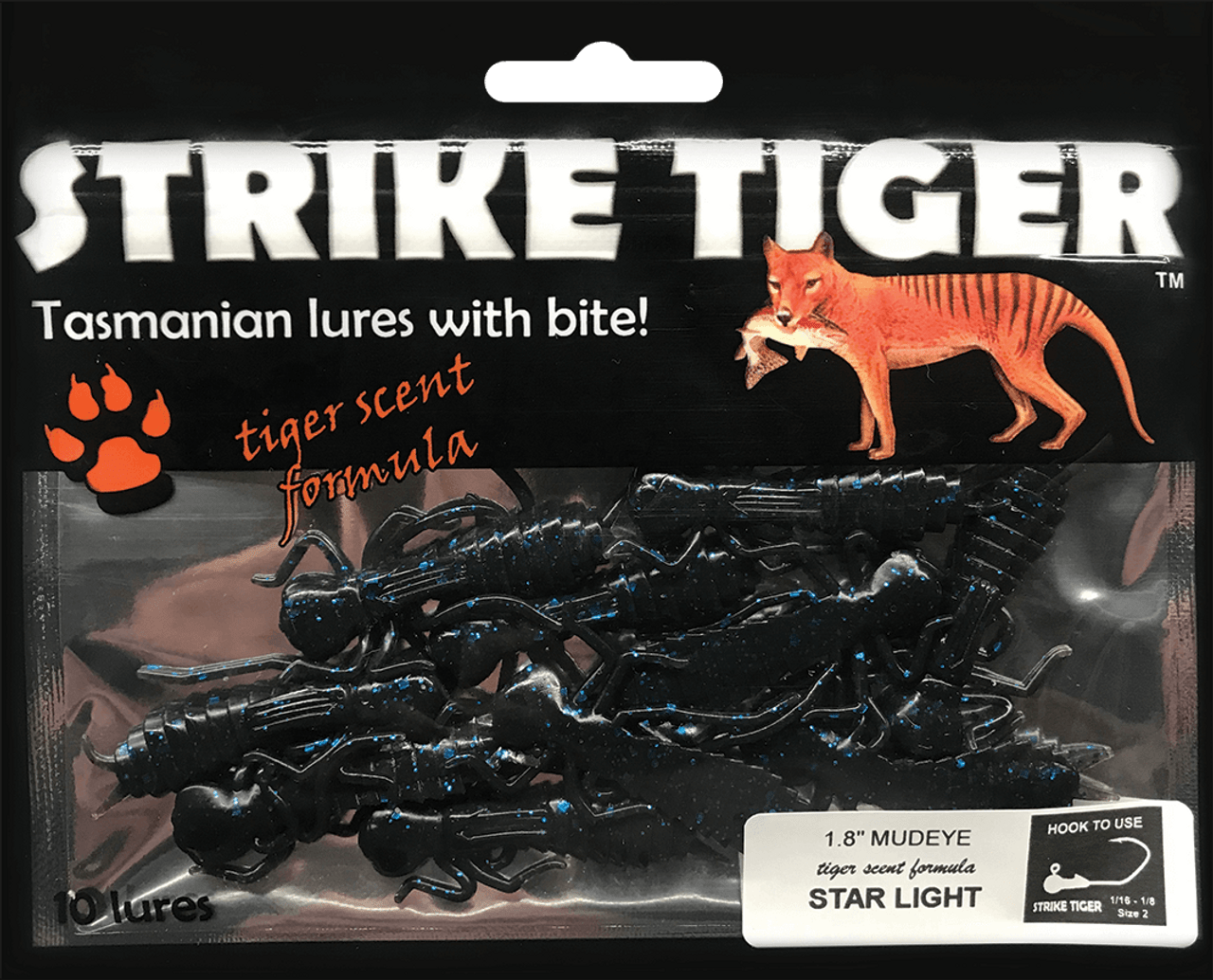 Strike Tiger 1.8" Mudeye Soft Plastic Fishing Lure - Choose Colour