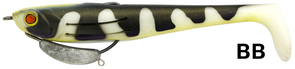 Zerek Flat Shad 7" 52g Soft Plastic Fishing Lure #Baby Barra