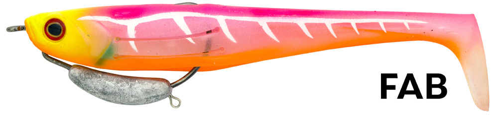 Zerek Flat Shad 7" 52g Soft Plastic Fishing Lure #Fat Betty