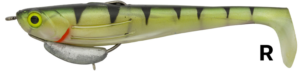 Zerek Flat Shad 7" 52g Soft Plastic Fishing Lure #Redfin