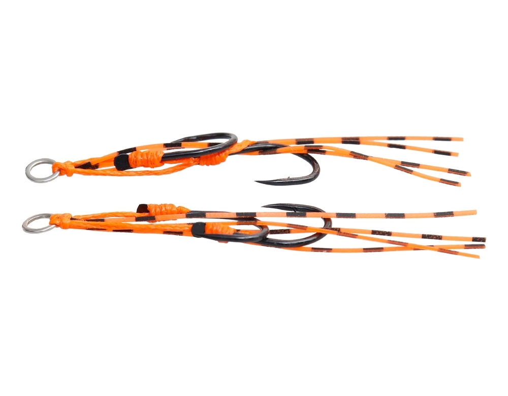 TT Lures Assist Fishing Hook #Orange Tiger #Large