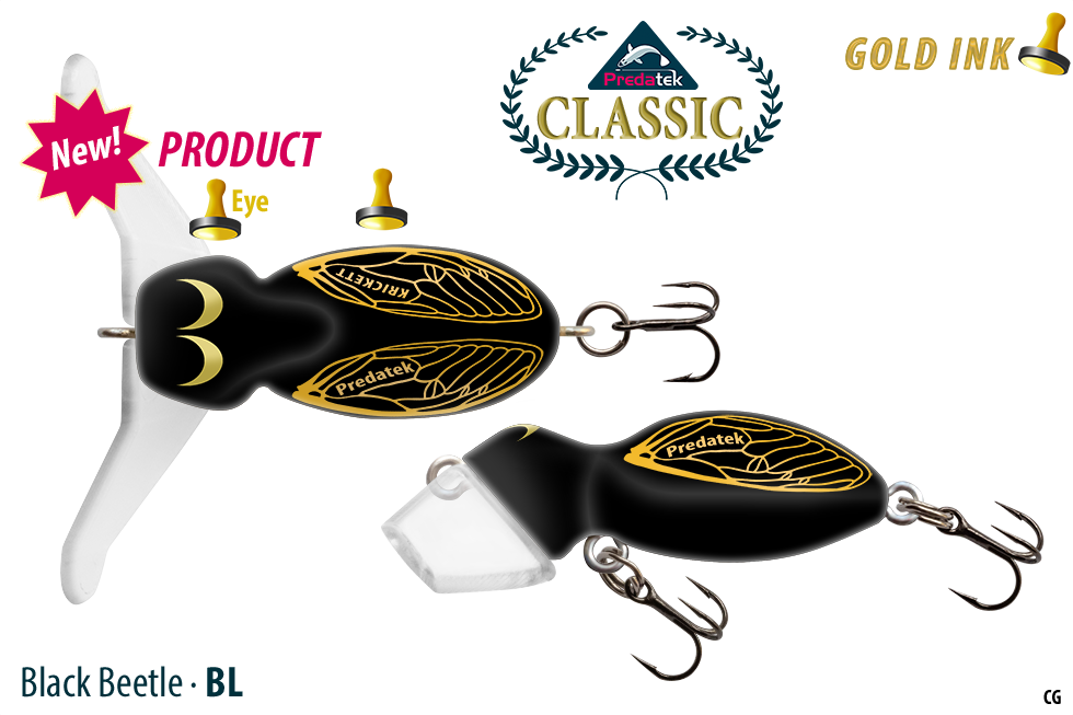 Predatek K45 Krickett 45mm 5g Floating Fishing Lure - Choose Colour