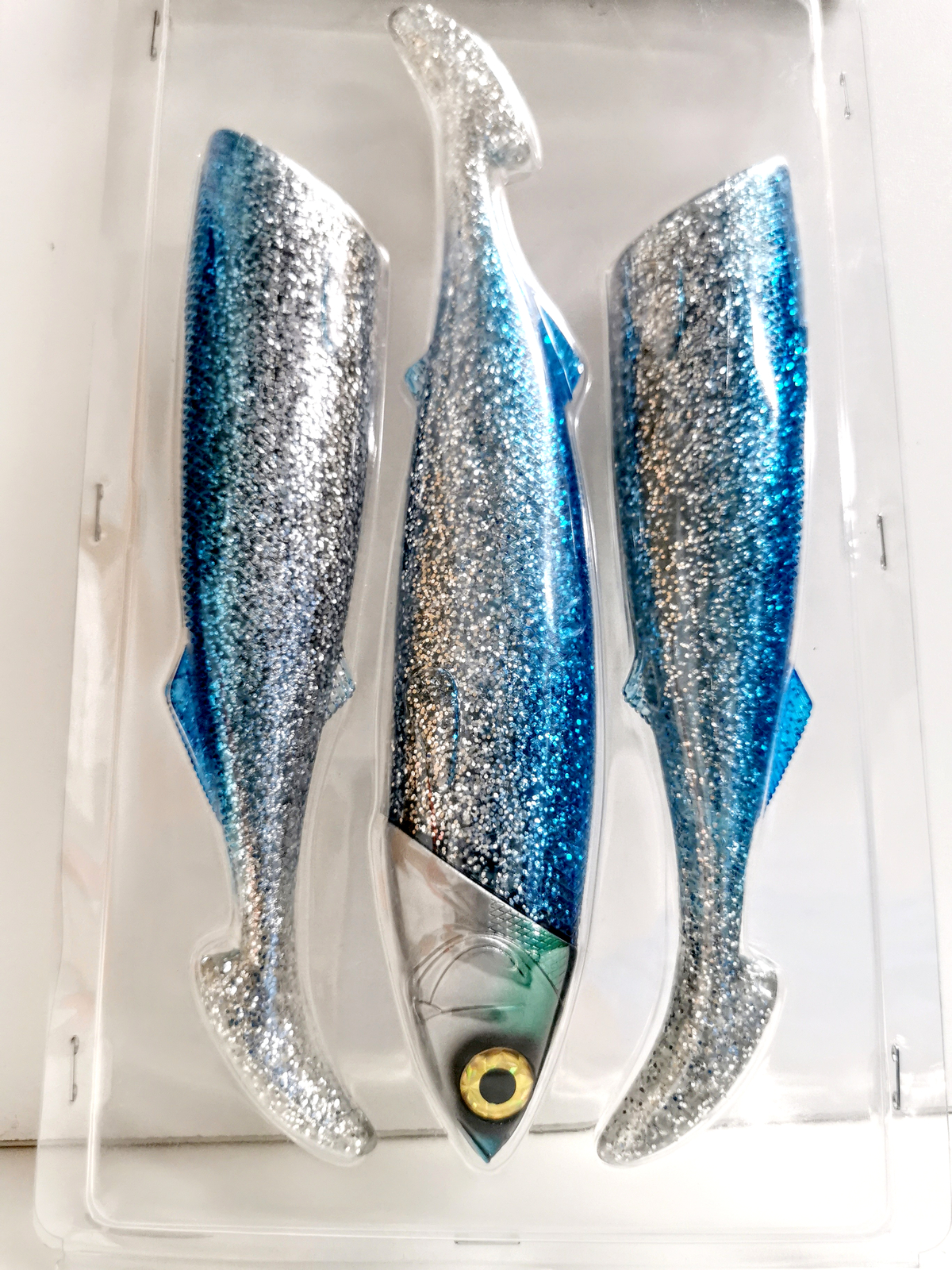 Entice T-Rex Bluewater Livies Soft Plastic Tuna Game Fishing Lure #Blue