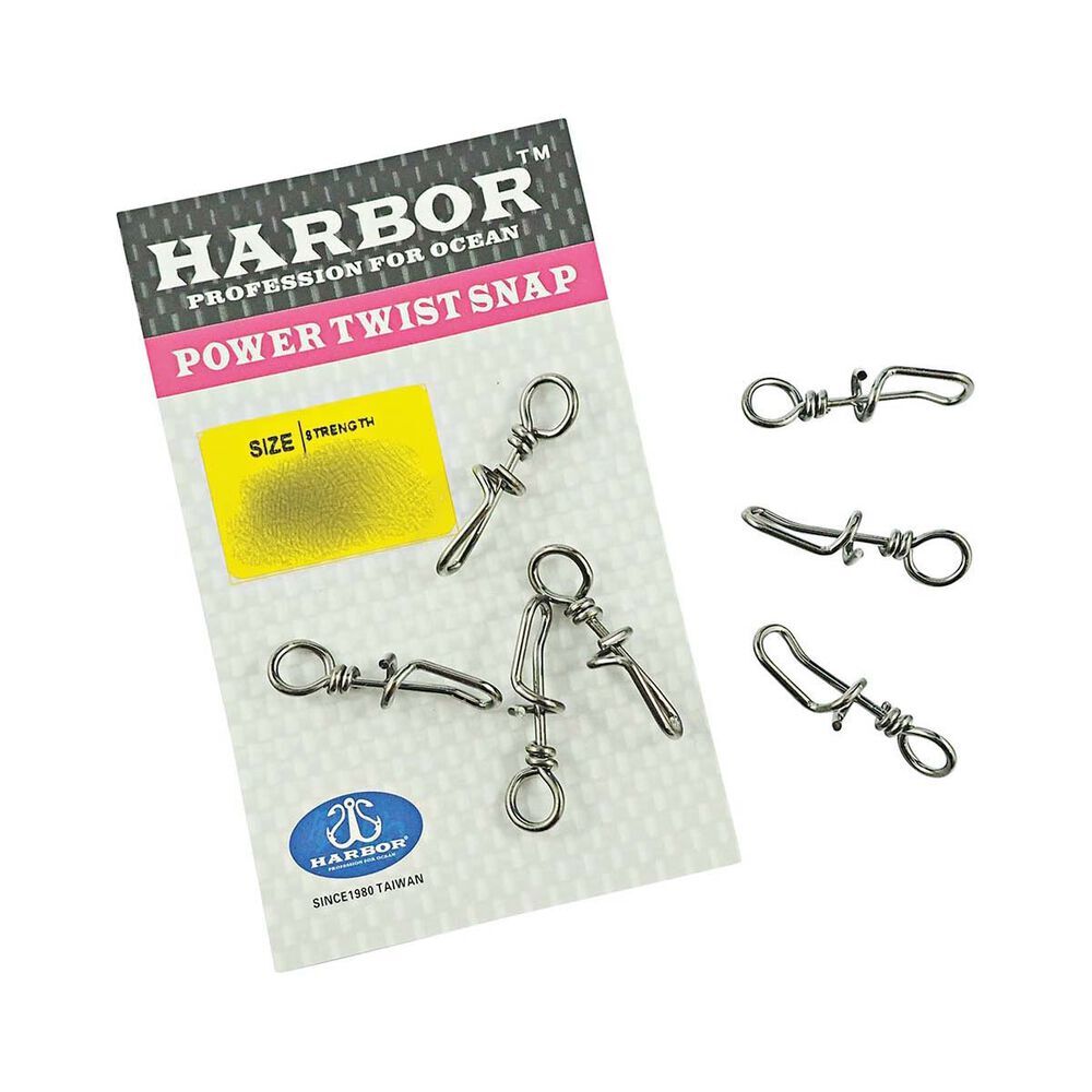 Harbor Power Twist Fishing Snap Clip #5