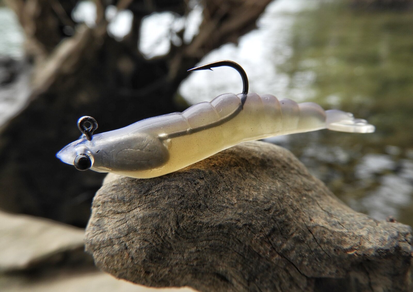 Brand New - MMD 52mm Pre-Rigged Soft Plastic Prawn Fishing Lure ...