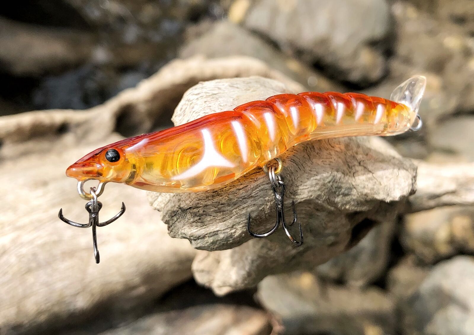 Brand New - MMD Splash Prawn 70mm Topwater Fishing Lure - Choose Colour ...